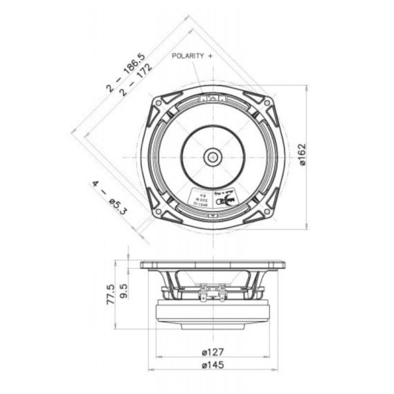 Faital Pro 6RS140 8ohm 6" 200 watt Neo Speaker - Lean Business
