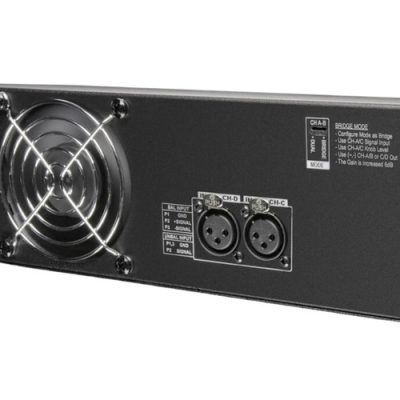 RAM AUDIO ZETTA Z210, 1000 Watt, 2 channel PA Amplifier 2 x 500W, 2 ohm ...