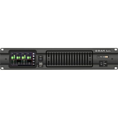 RAM AUDIO PI2-5K, 5000 Watt, 2 channel Amplifier with DSP 2 x 2500W, 4 ...